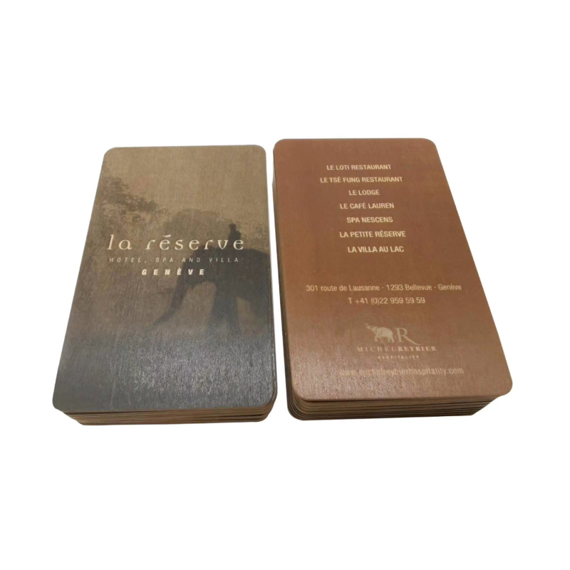 Customisable Bamboo RFID Cards - Eco-Friendly and Innovative